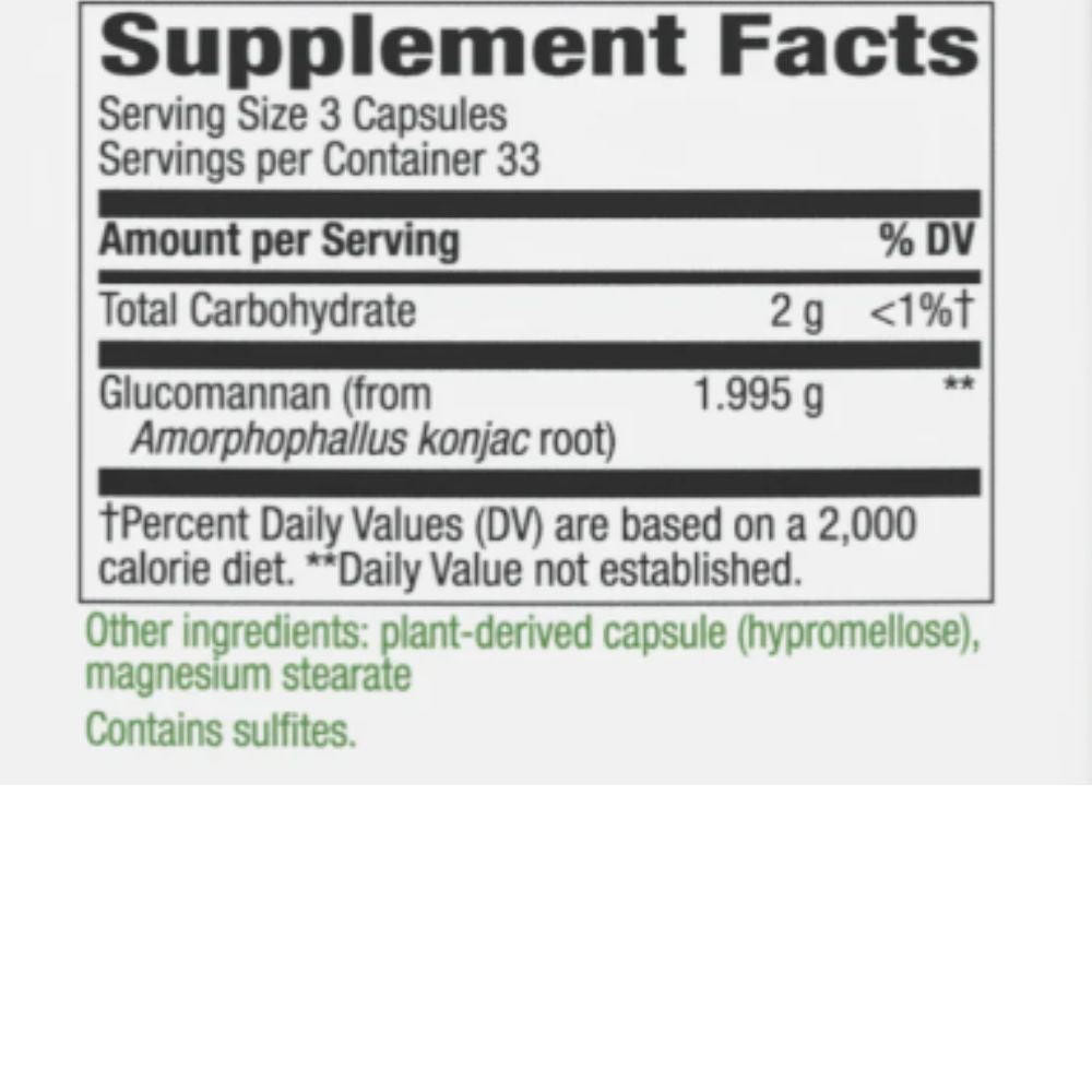 Nature's Way Glucomannan