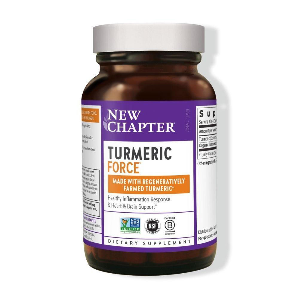 New Chapter Turmeric Force 120 Capsules - Best Price Nutrition