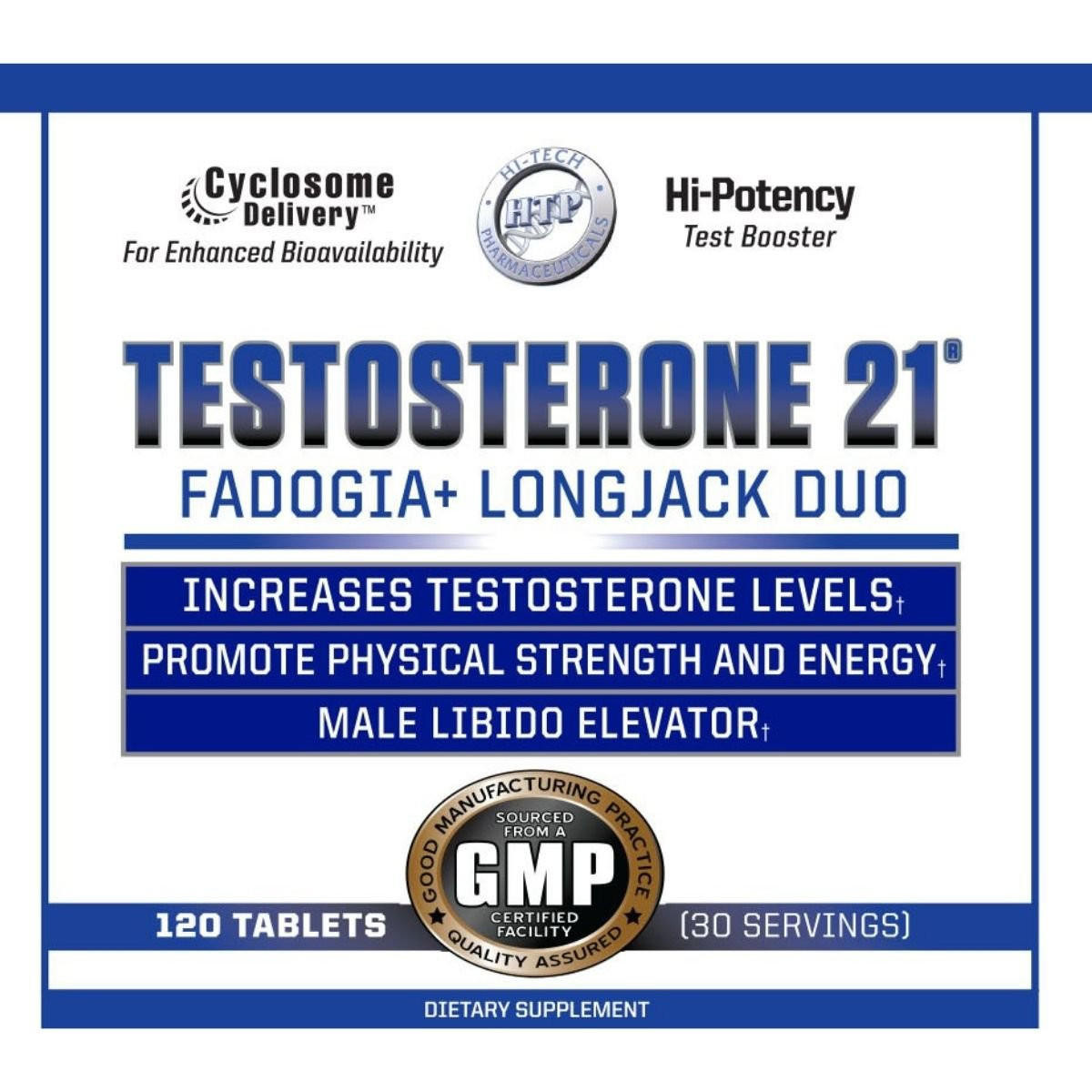 Hi-Tech Pharmaceuticals Testosterone 21 - Best Price Nutrition