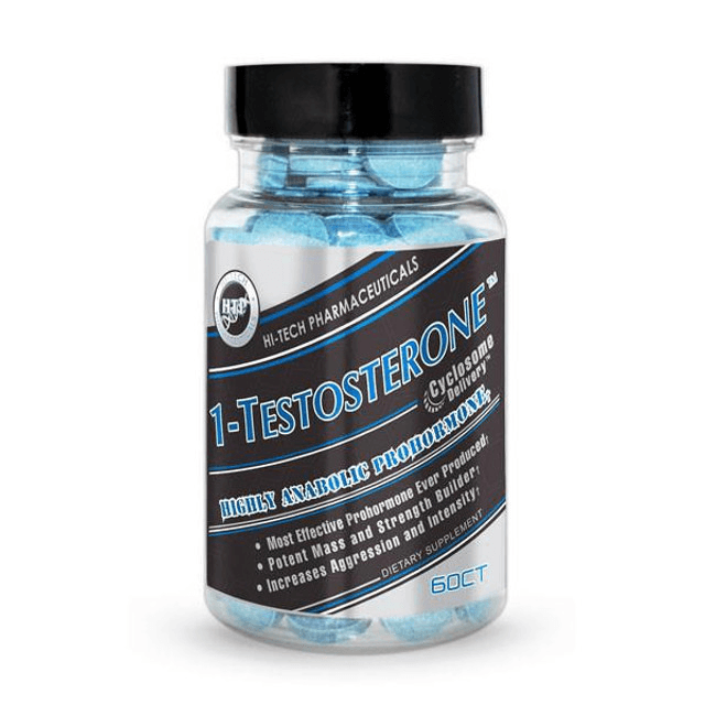 Hi-Tech Pharma 1-Testosterone 60ct | Prohormone Lean Muscle & Strength