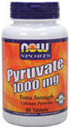 Now Foods Pyruvate 1000mg 90 Tabs - Best Price Nutrition