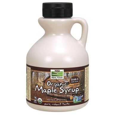 Now Foods Maple Syrup Grade A Organic 16 Oz - Best Price Nutrition