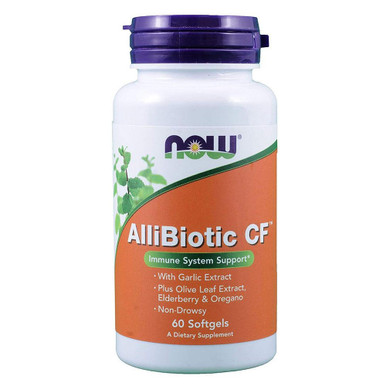 Now Foods AlliBiotic CF 60 Softgels Powerful Immune System Support