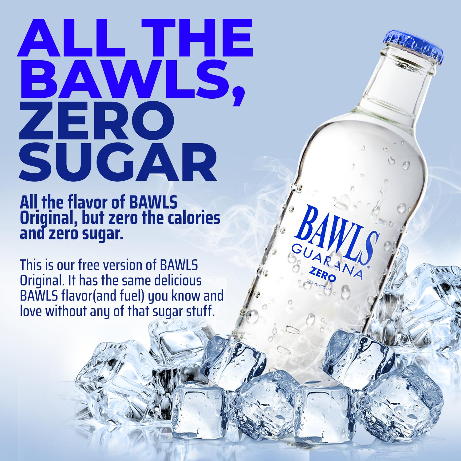 BAWLS Guarana Zero 10oz 24 pack - BAWLS