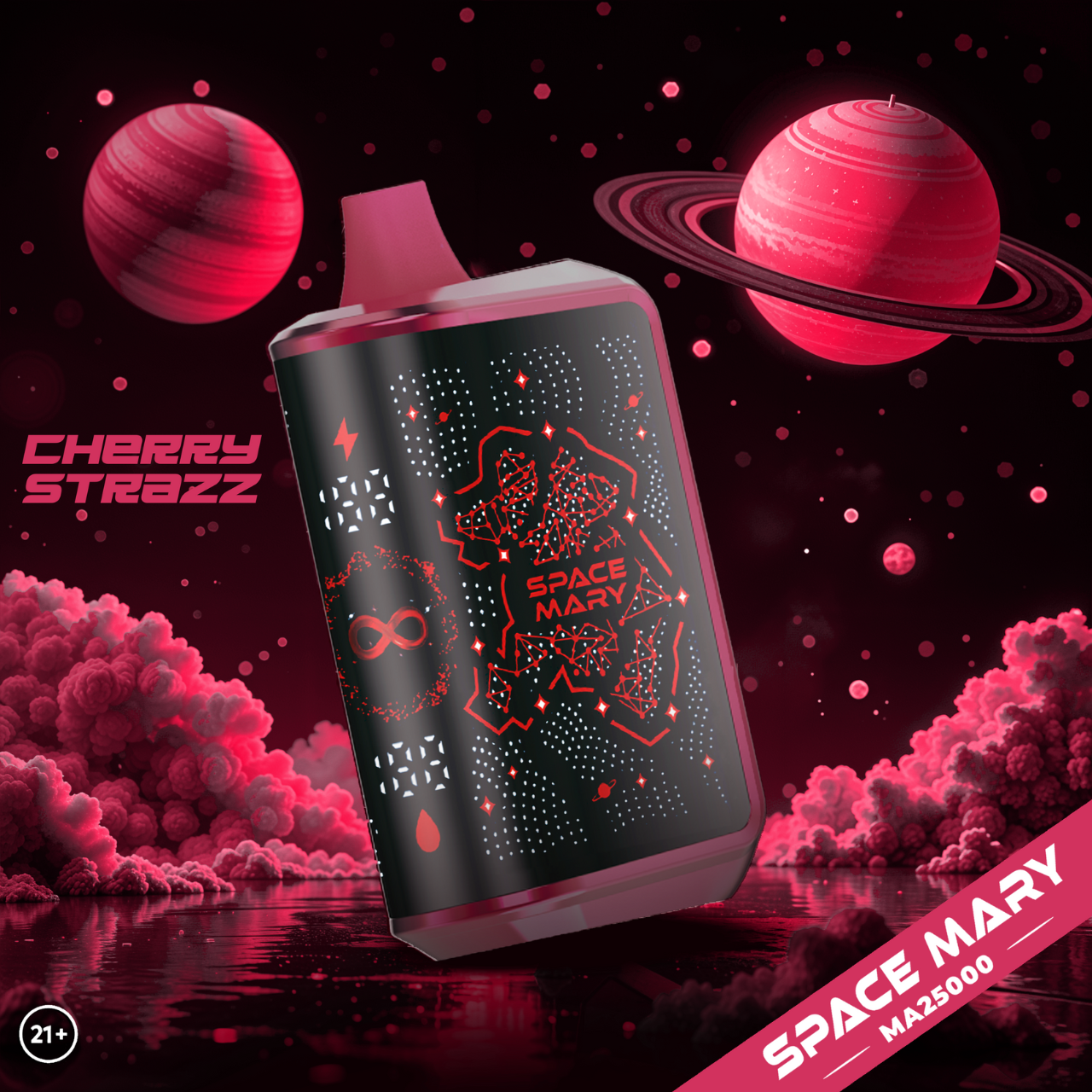 Cherry Strazz - Space Mary MA25000 | Disposable Vape | Buy