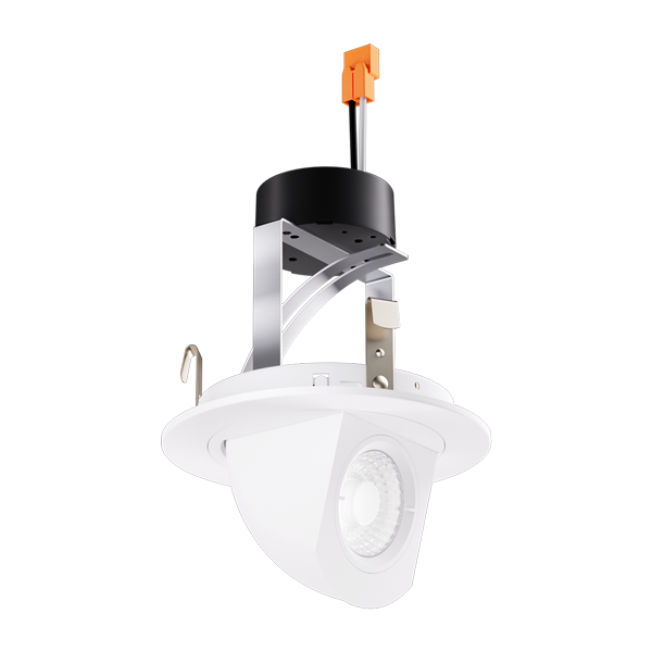 4" Elco LED Insert Adjustable Pull-Down Round Trim 2nd Gen - Cans & Fans