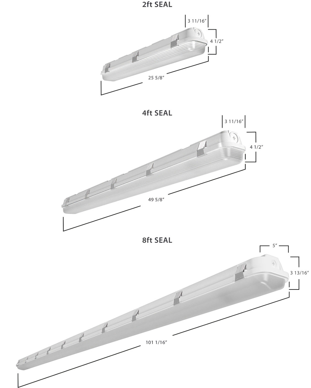 RAB SEAL LED Vapor Tight w/ CCT Selectable