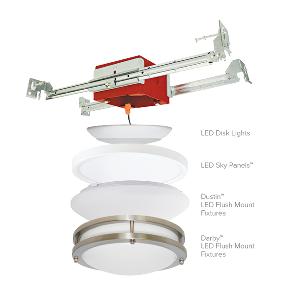 Elco ELJ4S 4" Square New Construction Box