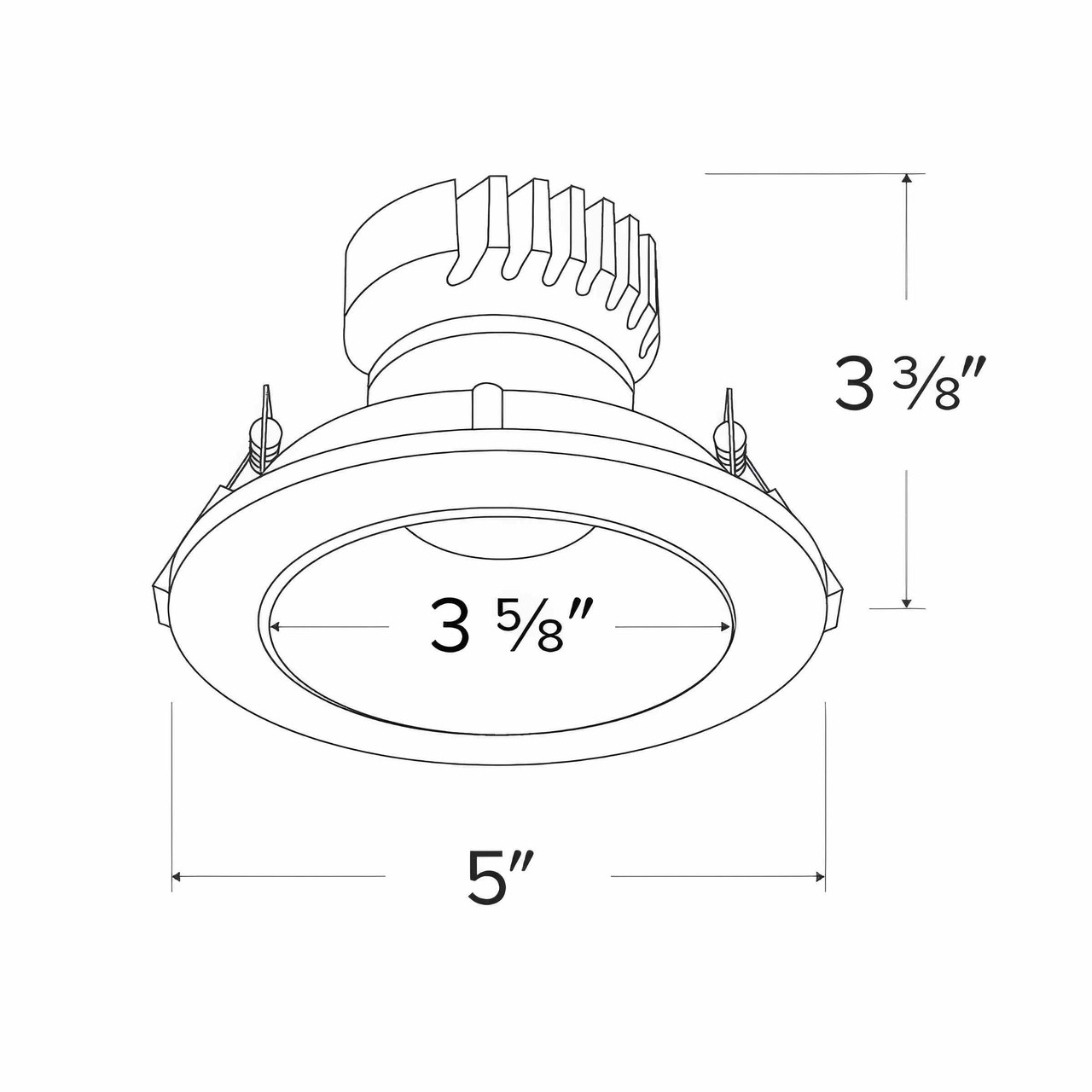 Elco Koto PEX 4 Round Shallow Reflector