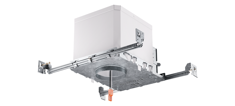 Elco 2" MAX. Adjustability IC Airtight New Construction Housing