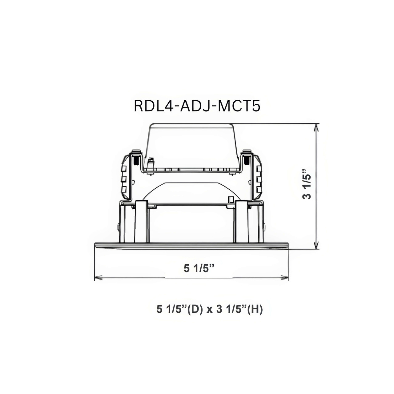 Westgate RDL Series LED Multi-CCT Adjustable Recessed Light