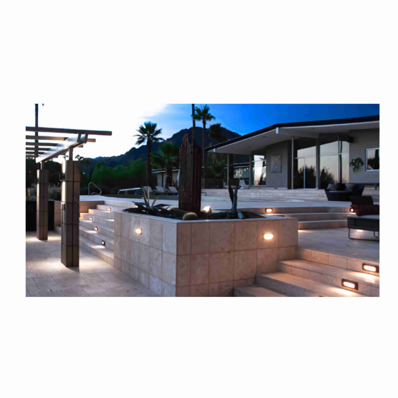 Focus LED SL-02 Series 1 Louver Step/Brick Light