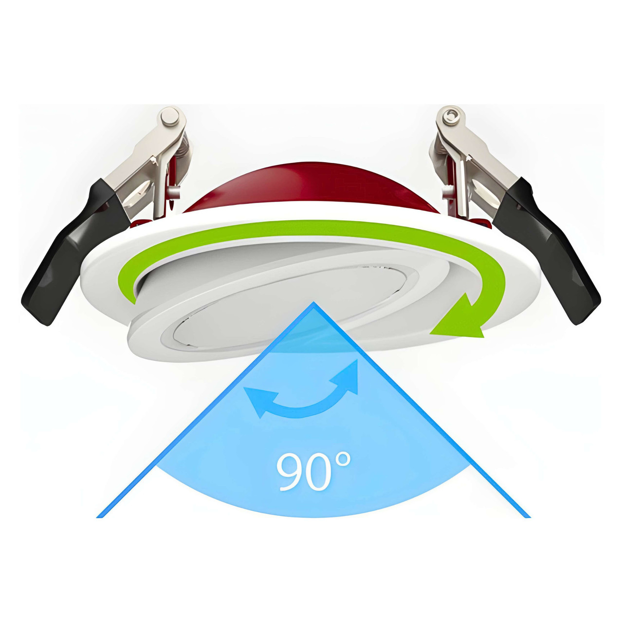RAB Canless Gimbal Downlight w/ Fire Resistance