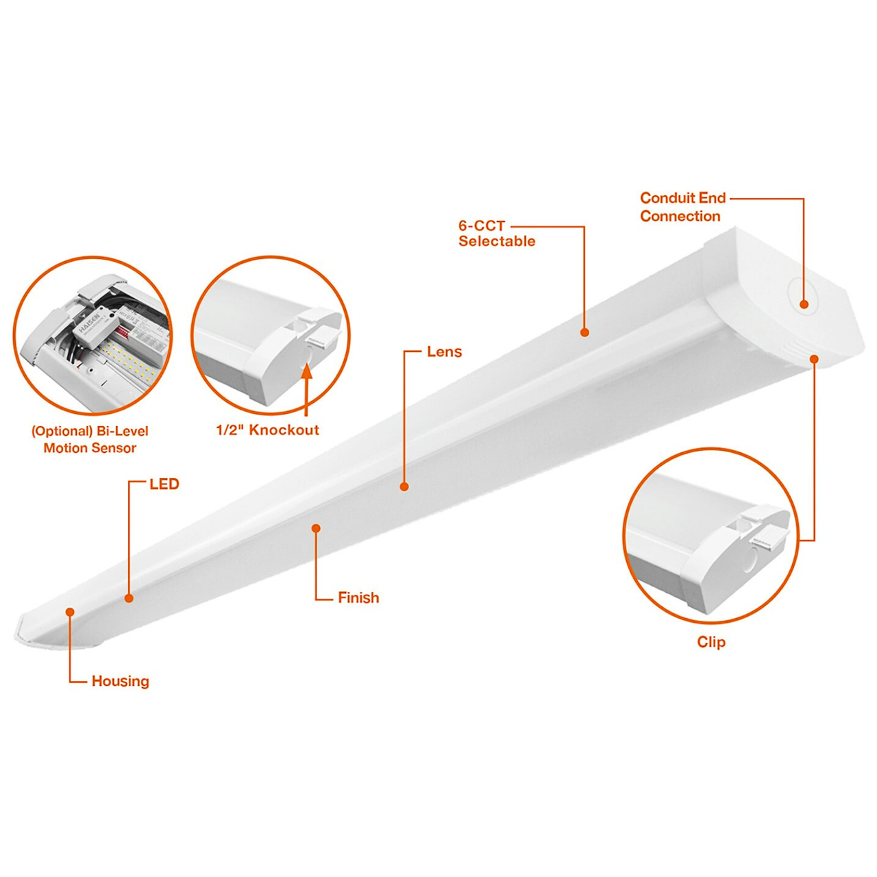 Envision Field-Adjustable Frosted LED Wrap