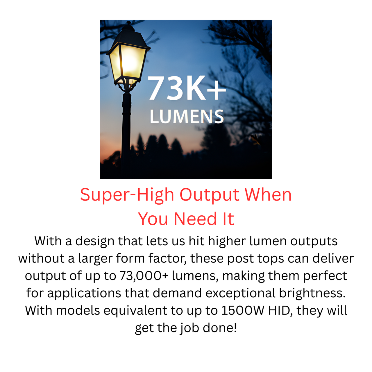 RAB Field-Adjustable Post Top LED Bulb