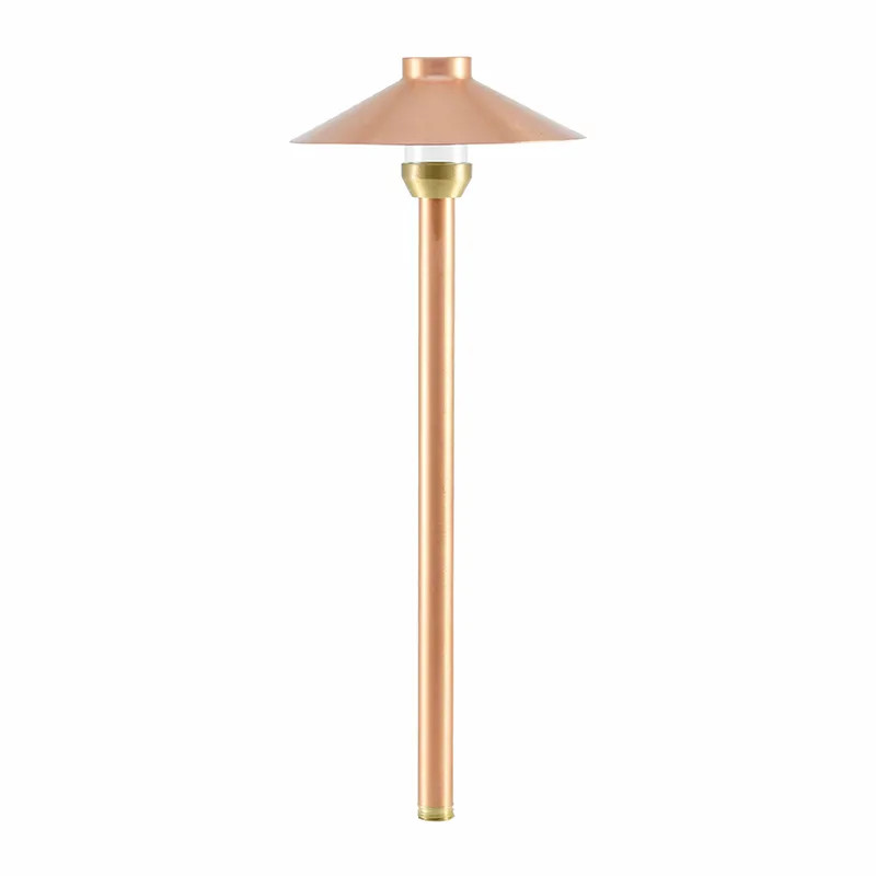 Westgate 12V LED Heritage Beam Solid Copper Path Light