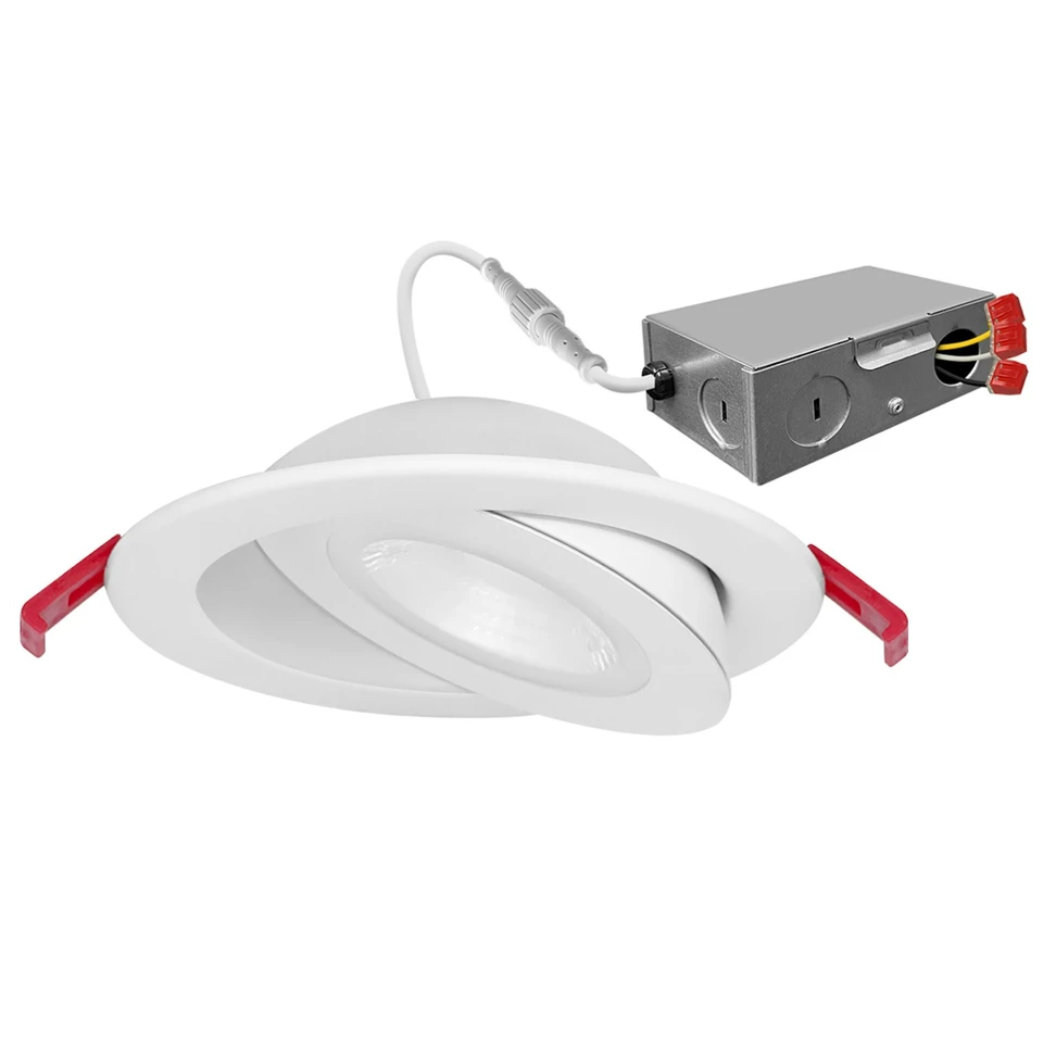 Envision Canless 4" Square Adjustable Gimbal Downlight