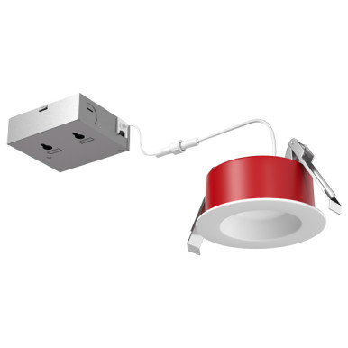 Elco Canless 4" LED Fire Rated Round Reflector w/ 5-CCT Switch