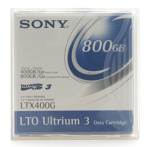 Sony LTO 3 400/800GB Ultrium Data Tape Cartridge - LTX400G - Blue Dot Toner