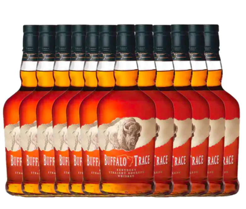 Buffalo Trace Kentucky Straight Bourbon Whiskey 12-Pack (750ML)