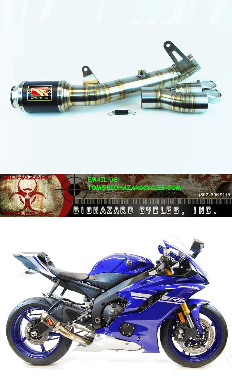 Yamaha R6 Exhaust Pipes