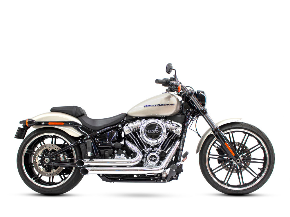 Freedom Fpe Hd00739 Chrome Declaration Turn-Out Exhaust M8 Softail 18-24