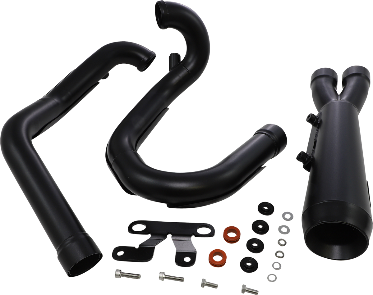 TRASK TM-5400BK BLACK 2 INTO 1 EXHAUST SYSTEM V-ROD VROD