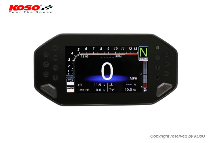 Koso Ba081000 Rx-4 Rx4 Tft Multi-Function Display Mt09 Mt07