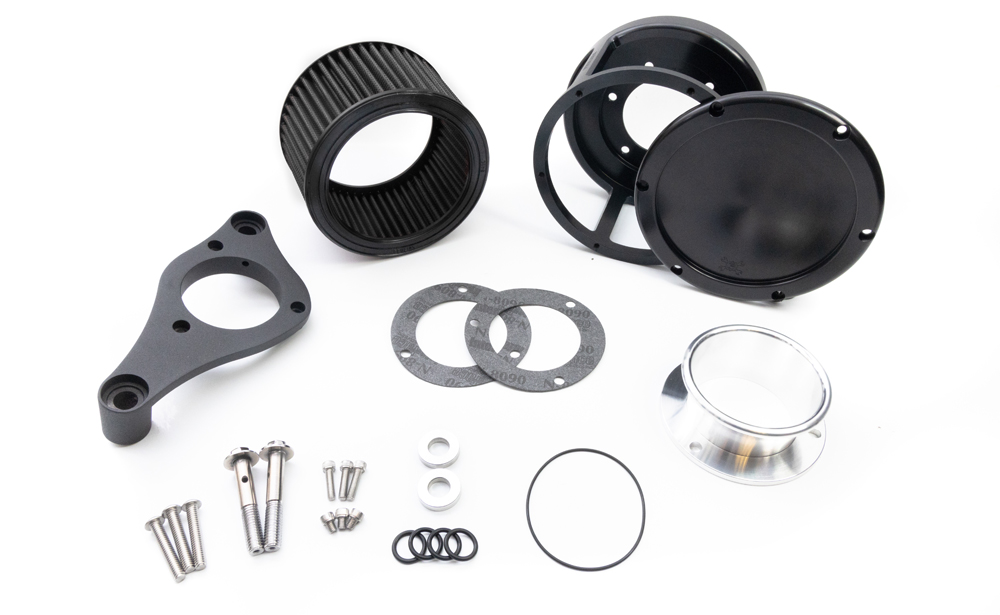 Feuling 5523 Ba Race Series Air Cleaner Kit Tall Cage Black Finish ...