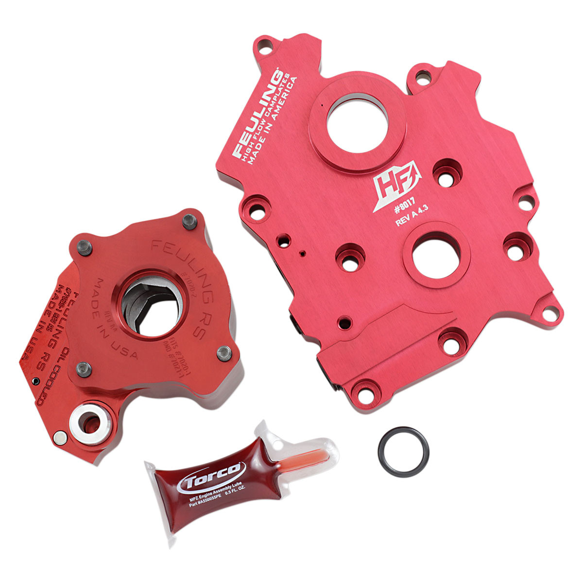 Feuling Race Cam Plate & Oil Pump Kit 17-22 Oil Cooled M8 Harley