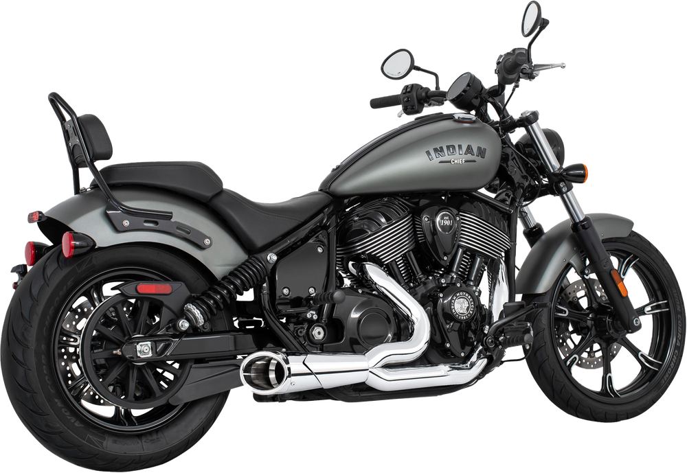 Freedom Fpe In00399 2:1 4.5"Chrome Combat Shorty Exhaust Chief 22-24