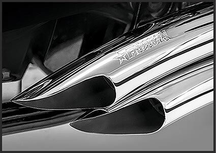 Freedom HD00228 Chrome Sharp Curve Radius Exhaust FL FLT 95-16