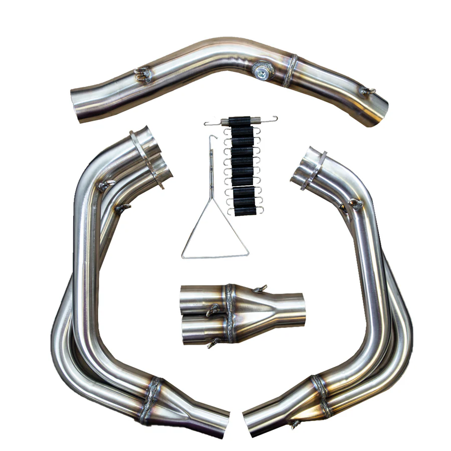 Hindle 75-0190Mc Carbon Tip Megaphone Full Exhaust System Z900 17-21