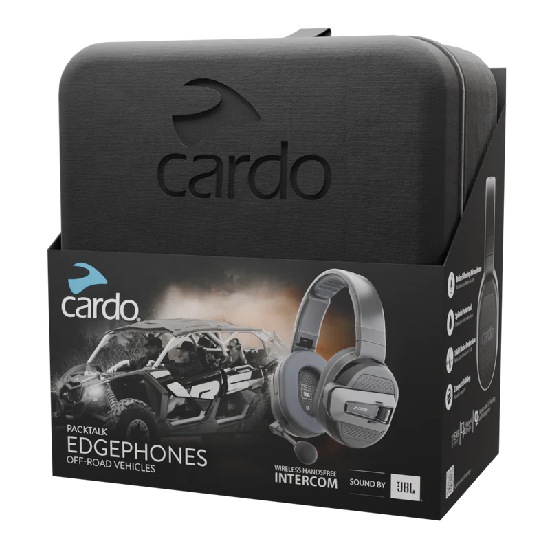 Cardo PTHP0102 Packtalk EdgePhones ORV UTV Dual Pack DUO headphones