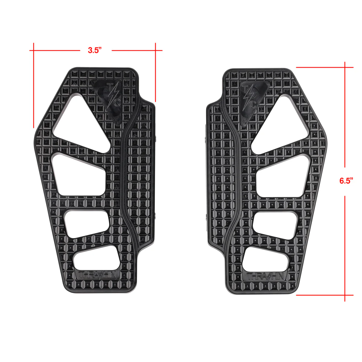Thrashin Supply TSC-2217-1-BR Bagger Apex Mini Floorboards Passenger FL