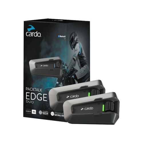 Cardo PackTalk Edge Headset Duo Pack 2 pack Communication System PT200101