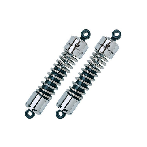 Progressive 412 Chrome Shocks For Harley Sportster 1986-2019 Standard ...