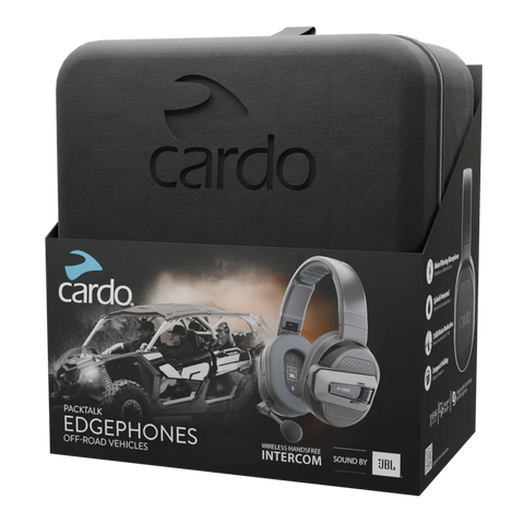 Cardo PTHP0102 Packtalk EdgePhones ORV UTV Dual Pack DUO headphones