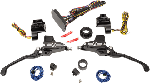Performance Machine 0062-4026-BM Black CAN-Bus Handlebar Control Kit 11/16"