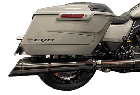 TAB Performance 50 Cal 5" Torched Chrome Slip-on Exhaust Mufflers FL M8 ...