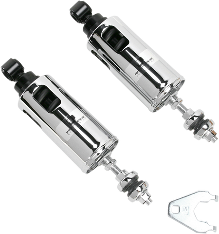Progressive 422-4037C 422 Chrome Shocks Softail 2000-2017