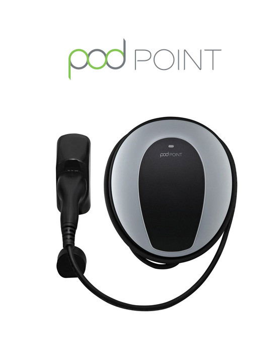 POD Point Solo 2 3.6kW EV Charger - 4.8m Tethered