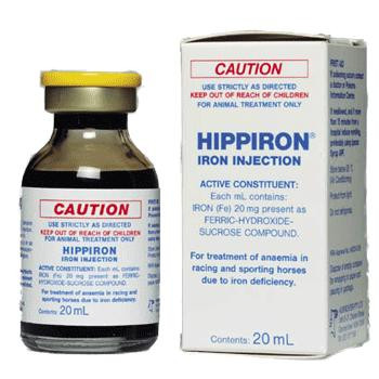 Buy Hippiron Iron Inj For Horses 20ml - Discount Pet Meds