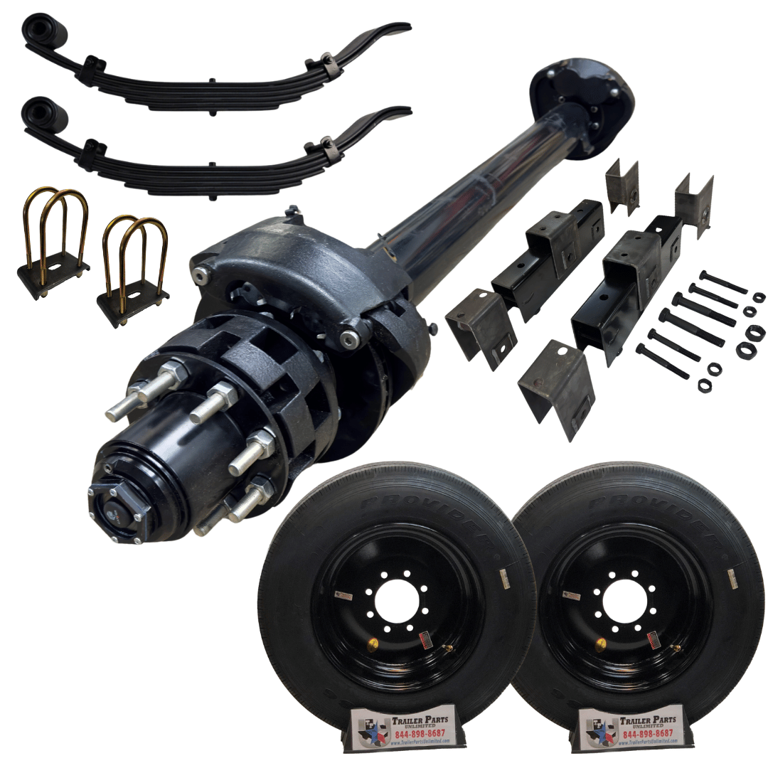 Carter 12K Hydraulic Disc Brake Trailer Axle Kit – Tires, Wheels ...