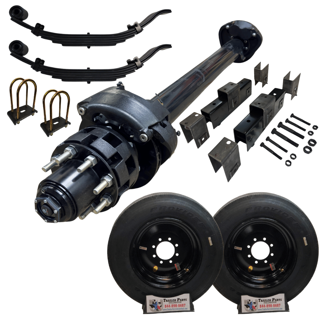 Carter 12K Hydraulic Disc Brake Trailer Axle Kit – Tires, Wheels ...