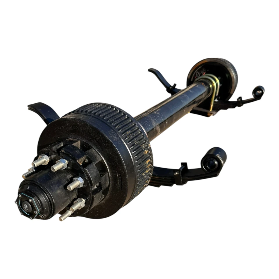 12k dexter trailer axle fully assembled with electric brake and springs ...