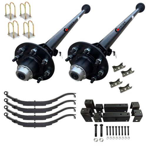 Heavy-Duty 7K Tandem Idler Axle Kit for Easy Installation