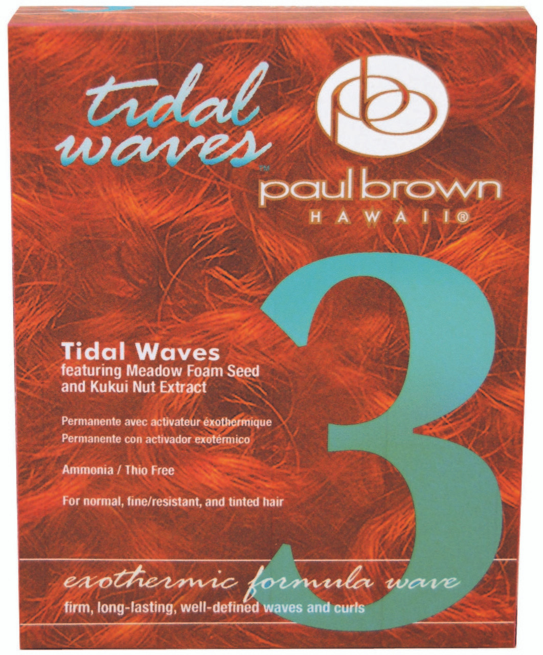 PAUL BROWN HAWAII - Tidal Waves - Exothermic Formula #3 - Salon Cosmetics