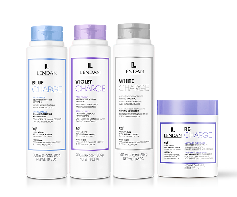 LENDAN - Charge - White Charge Shampoo 300ml - Salon Cosmetics