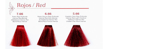 KEYRA - Permanent Color with Keratin 100ml - Red Shades - Salon Cosmetics